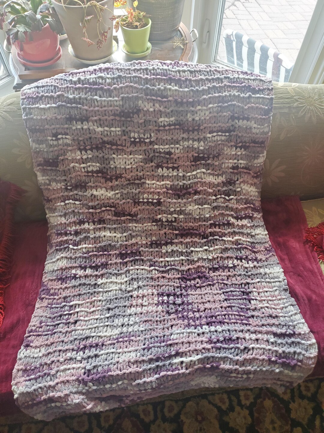 Purple Haze Baby Blanket, Lap Blanket, Wheelchair Blanket, Stroller ...