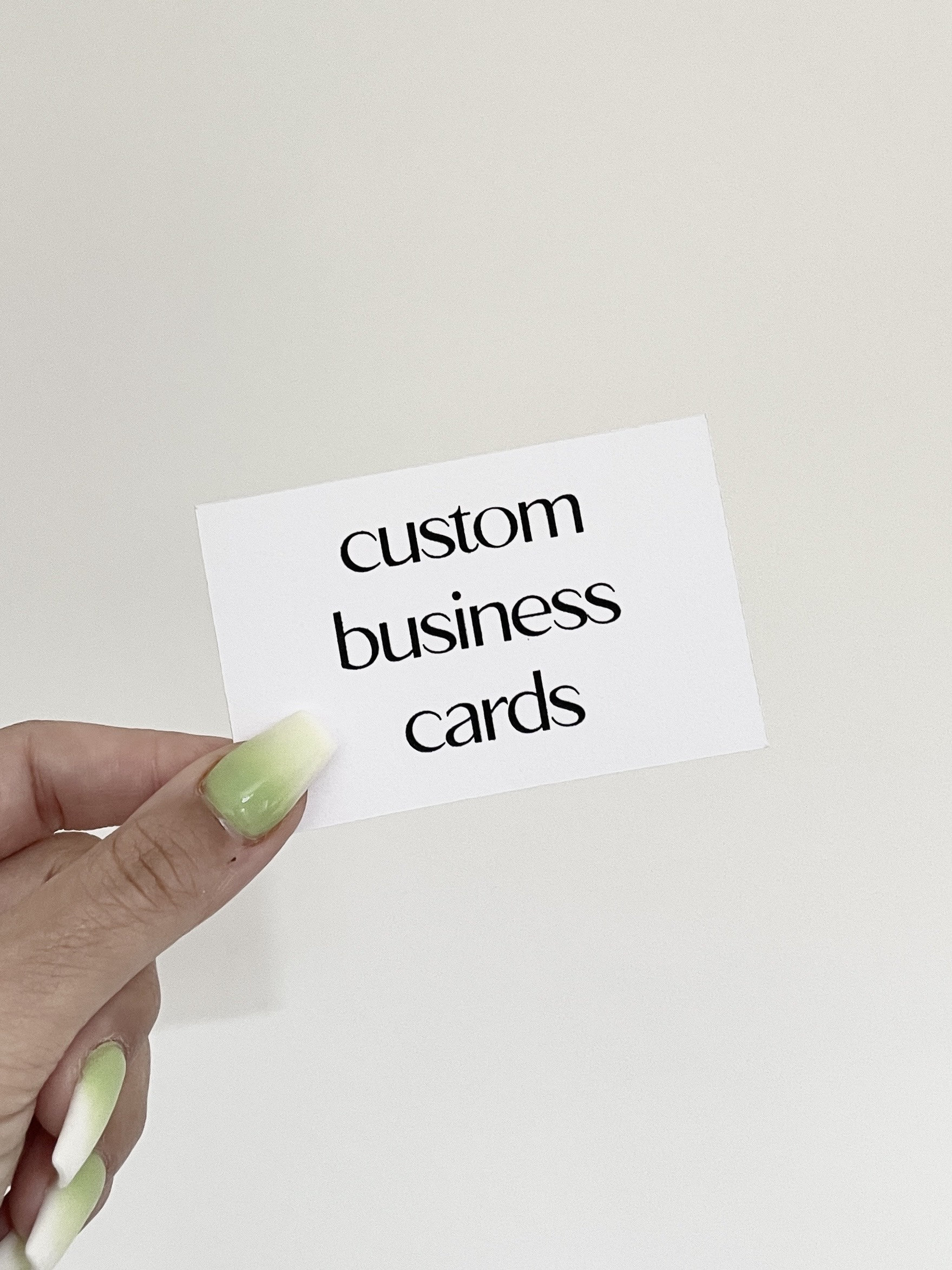 Design Service Custom Business Cards Personalised Small - Etsy