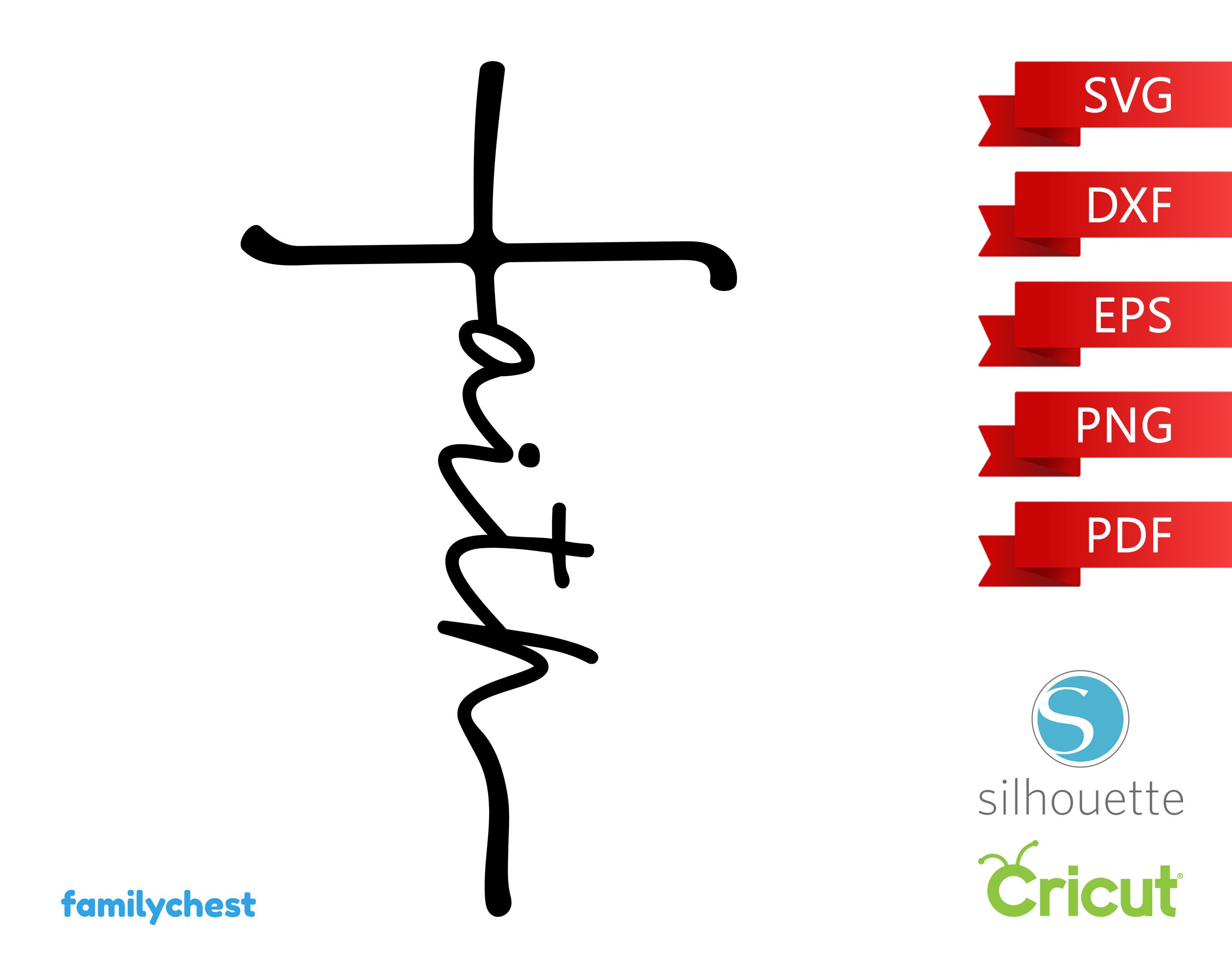 Faith svg Quote SVG Religious png Cross Faith svg Jesus | Etsy