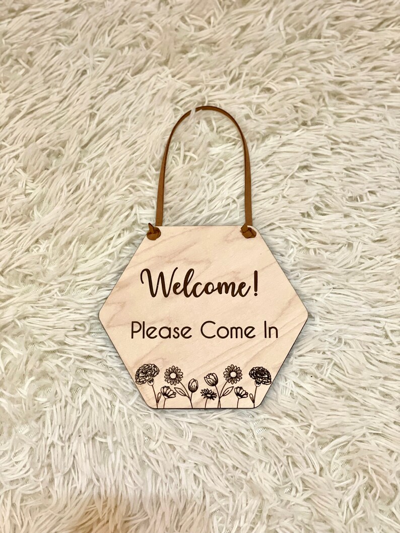 Welcome Sign Come in Sign Welcome Come in Sign Open Sign - Etsy