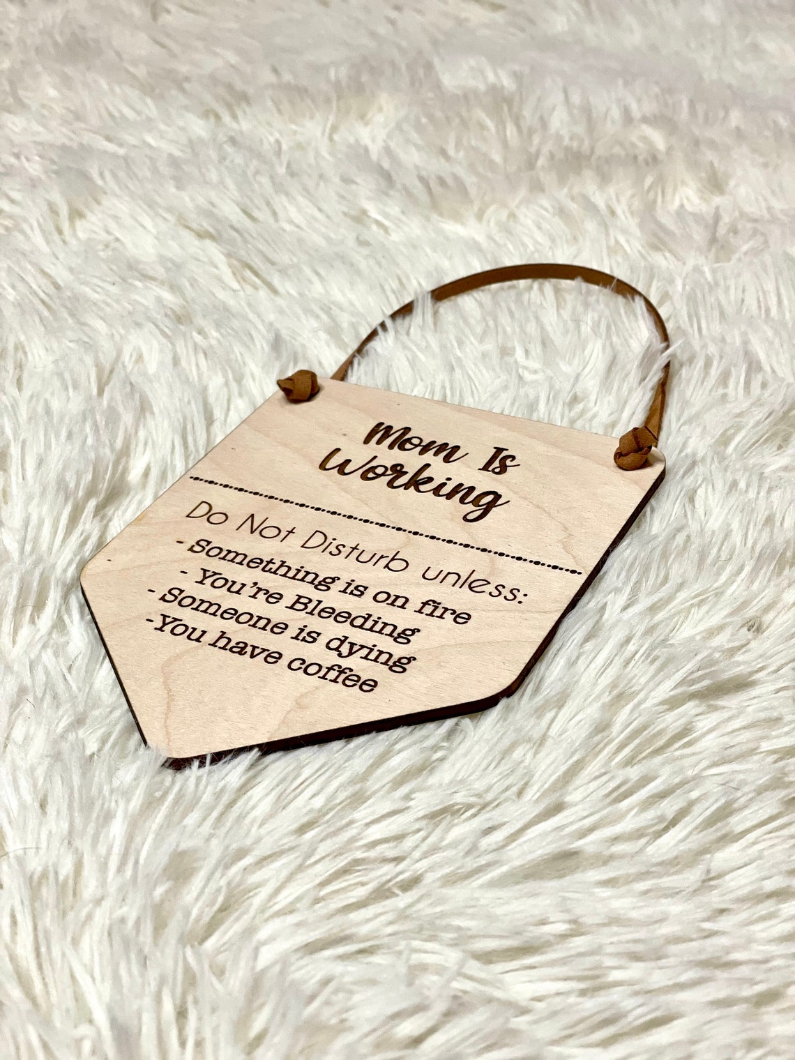 Mom is Working Sign Do Not Disturb Sign Working From Home - Etsy