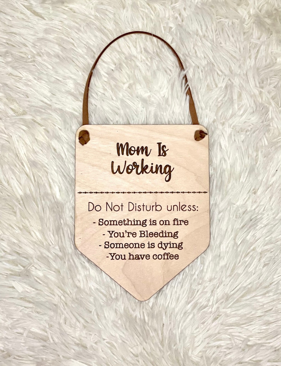 Mom is Working Sign, Do Not Disturb Sign, Working From Home Sign, Home ...