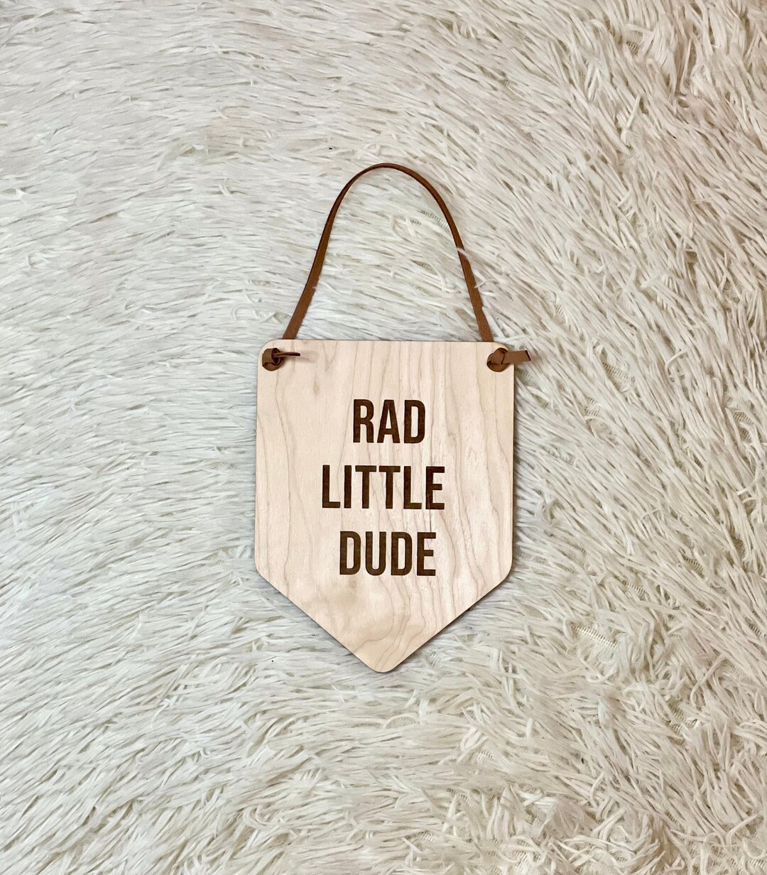 Rad Little Dude Room Sign, Boys Room Decor, Boys Playroom Decor, Boho ...