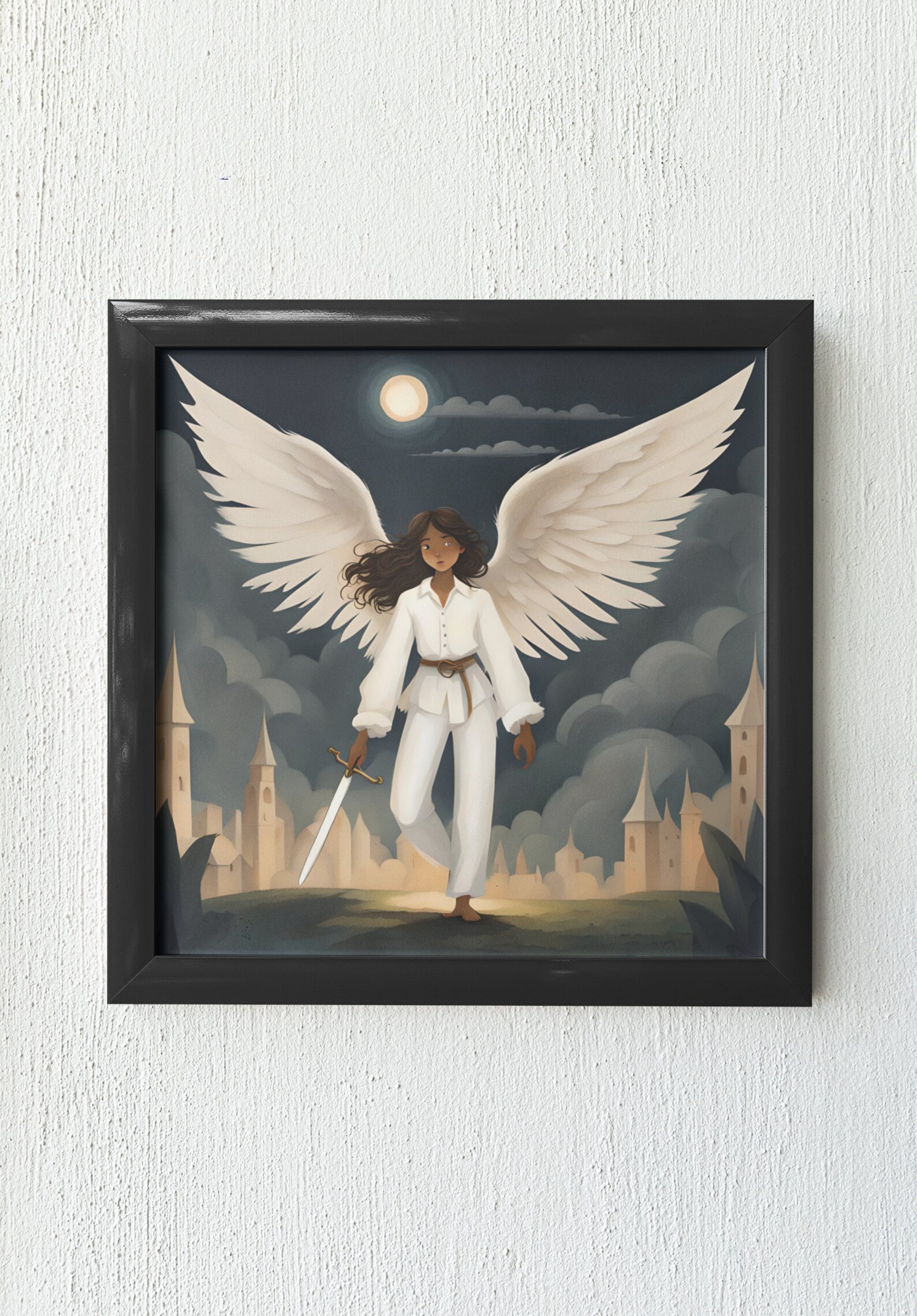 Whimsical Guardian Angel, Story Book Art, Ai-generated High-quality ...