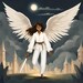 Whimsical Guardian Angel, Story Book Art, Ai-generated High-quality ...