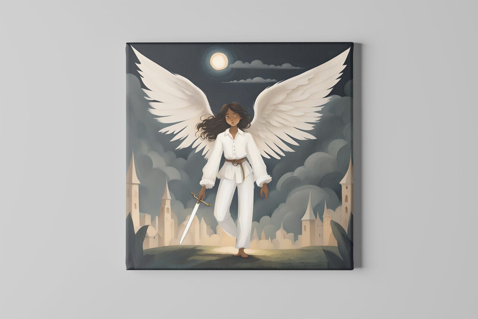 Whimsical Guardian Angel, Story Book Art, Ai-generated High-quality ...