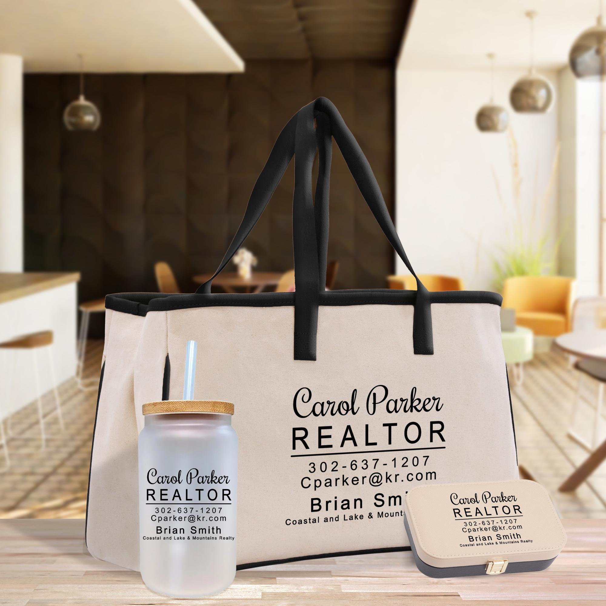 Personalized Realtor Tote Bag, Custom Real Estate Agent Gift (RET1073 ...