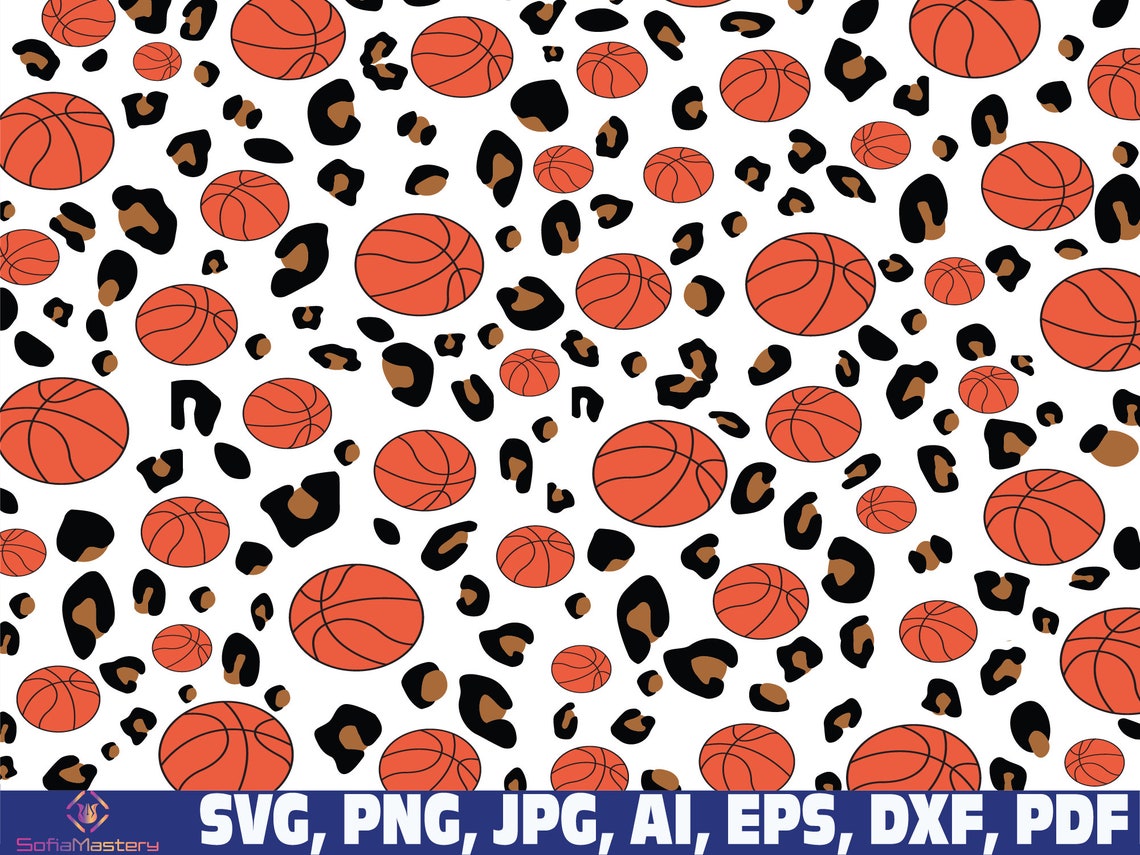 Leopard Seamless Basketball Png Leopard Cheetah Animal Print - Etsy
