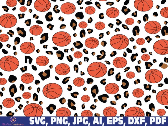 Leopard Seamless Basketball Png Leopard Cheetah Animal Print | Etsy
