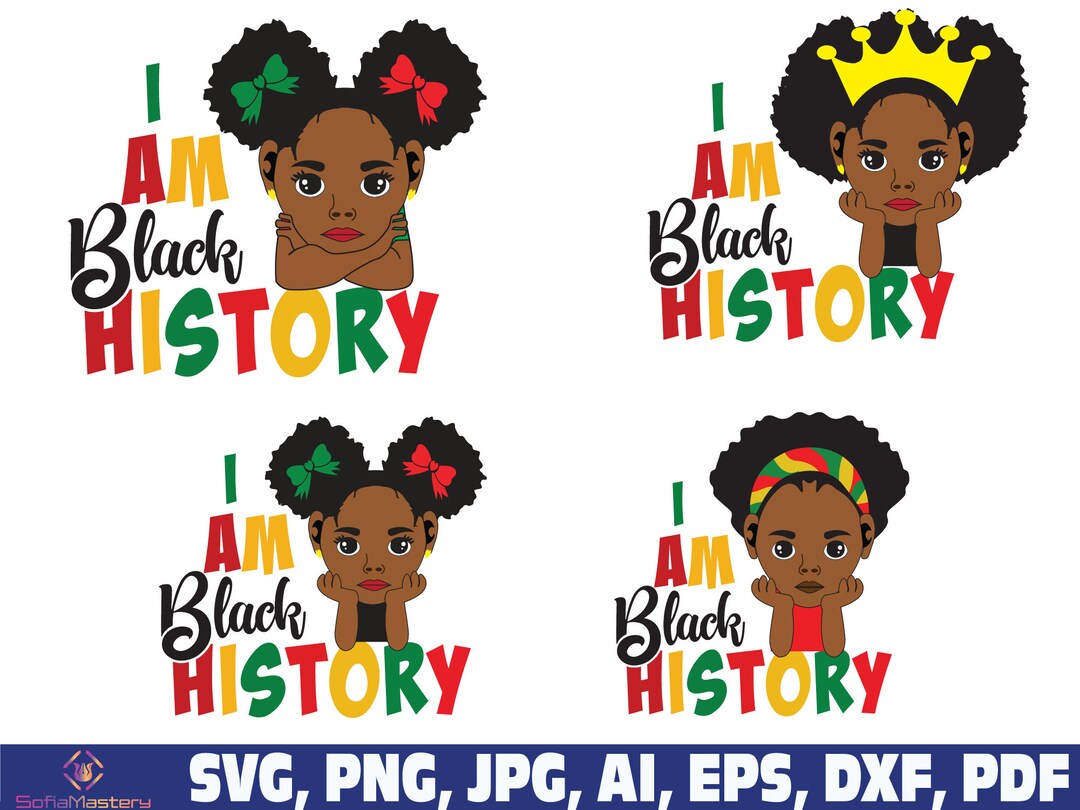I Am Black History Svg Black History Month Svg African Etsy