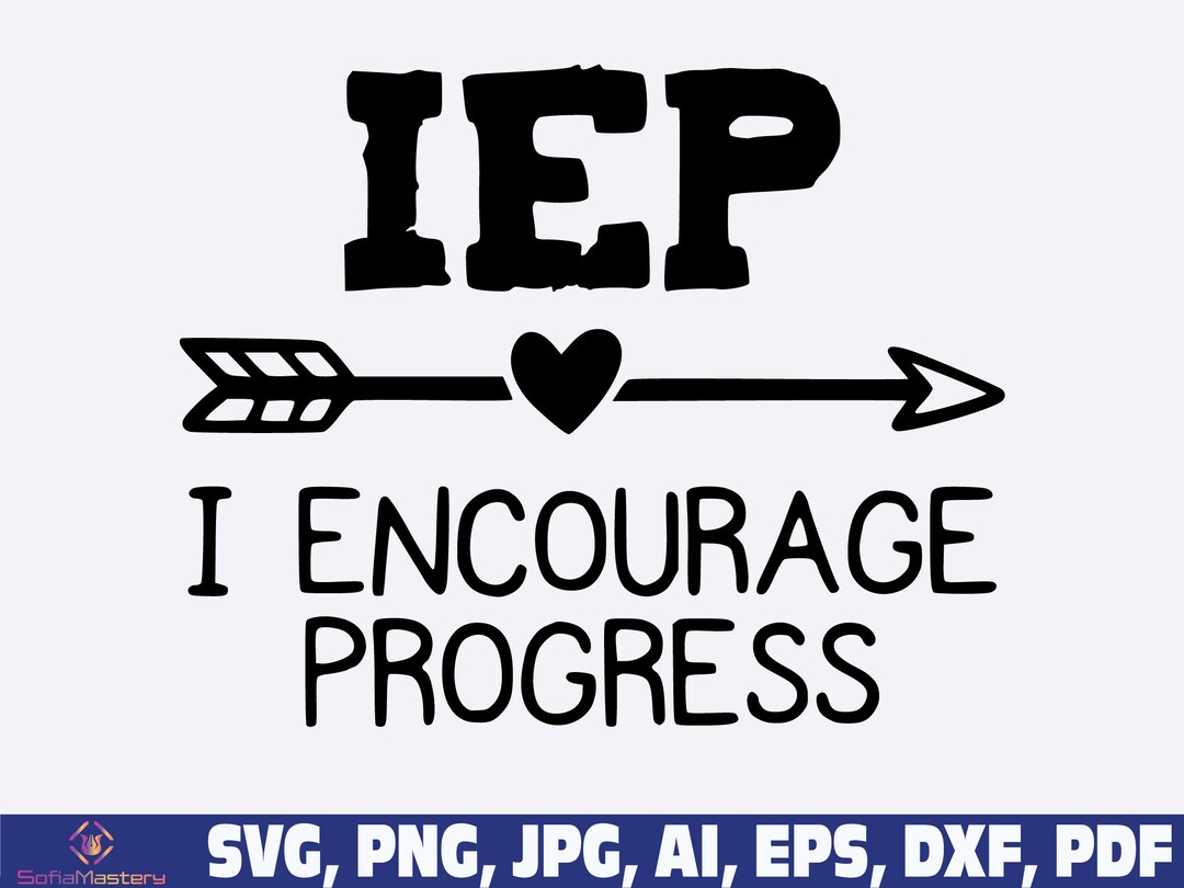 I Encourage Progress Svg, Half Leopard I Encourage Progress Iep Teacher ...