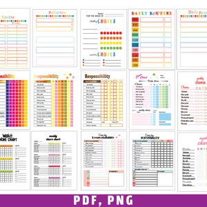 Printable Planner, Planner Kits, Printable Planner Bundle, Planner ...