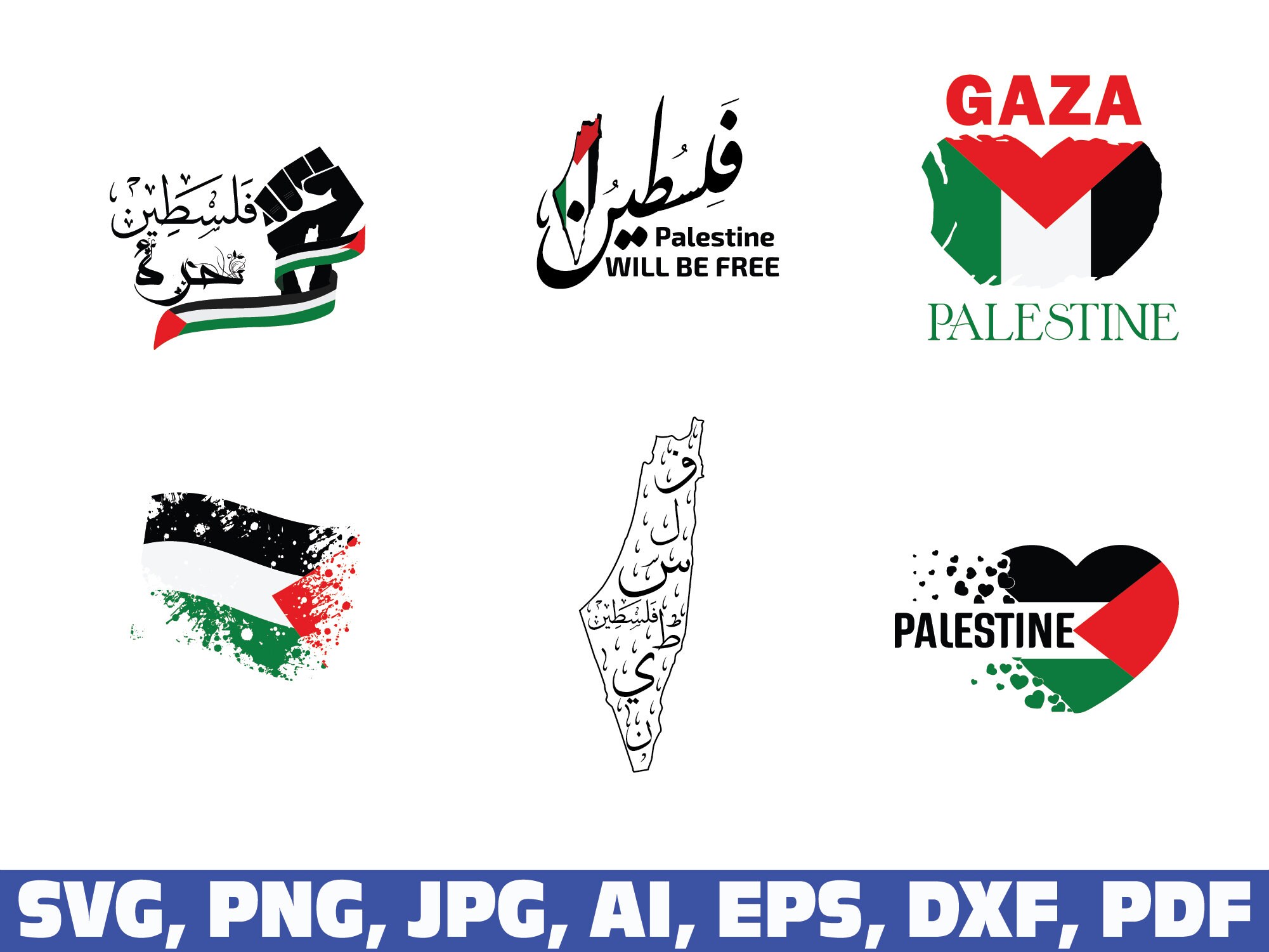 Svg Map Of Palestine