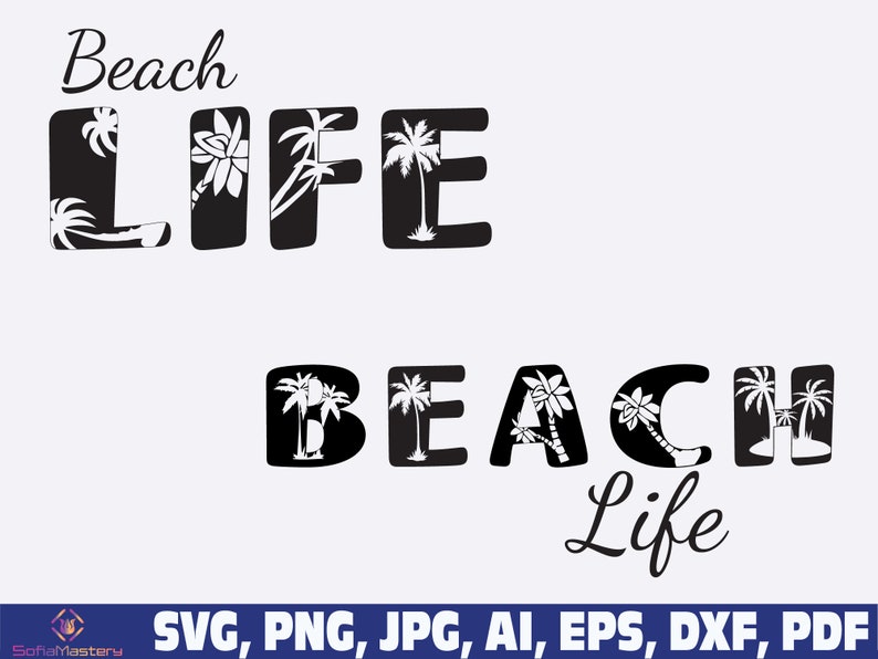 Strand svg Palmen svg Strand Png svg Sommer svg - Etsy Österreich