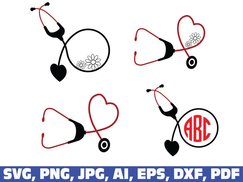 Nurse Svg Nursing Svg Nurse Monogram Svg Nurse Name Frame - Etsy