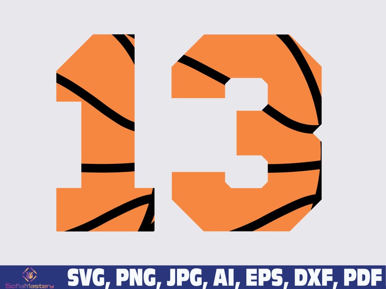 13th Birthday Basketball Svg Thirteenth Birthday Svg Png - Etsy