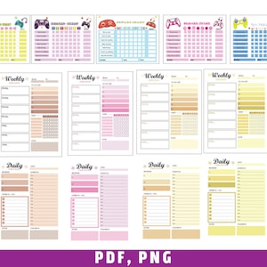 Printable Planner, Planner Kits, Printable Planner Bundle, Planner ...