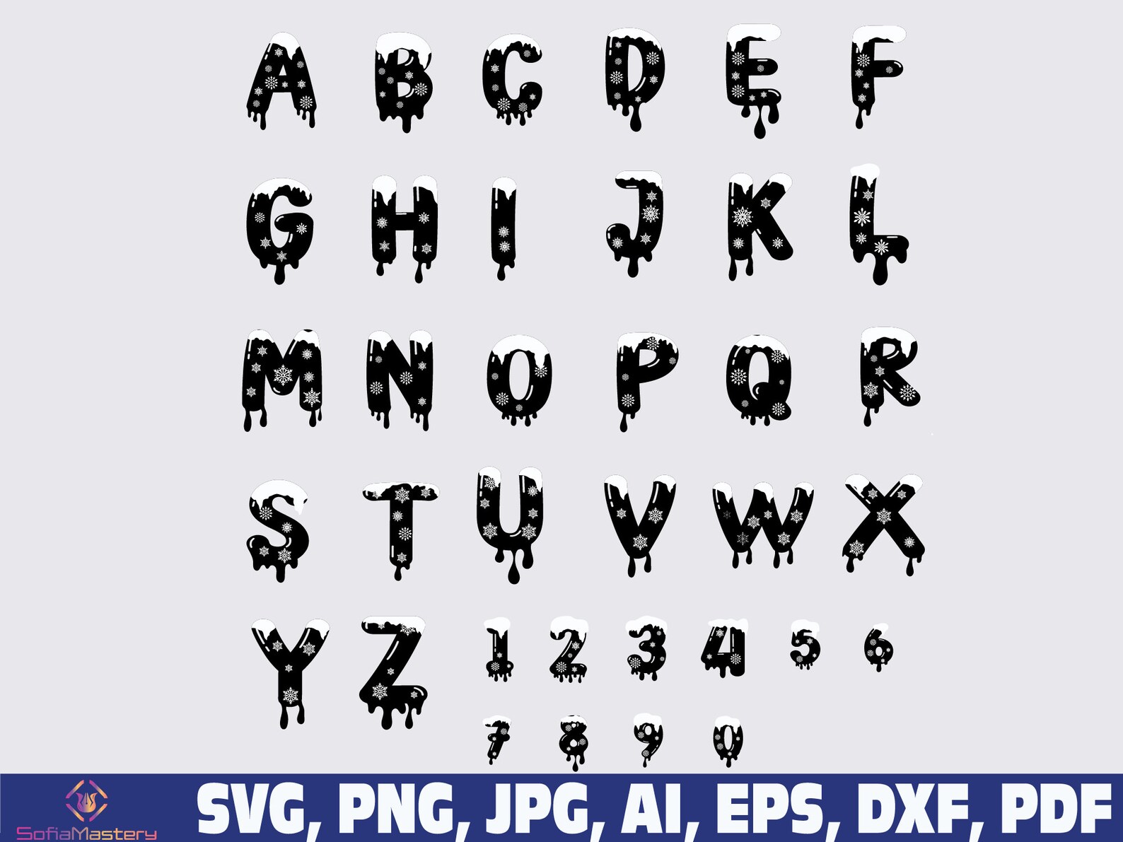 Dripping font svg dripping svg dripping letters alphabet svg | Etsy