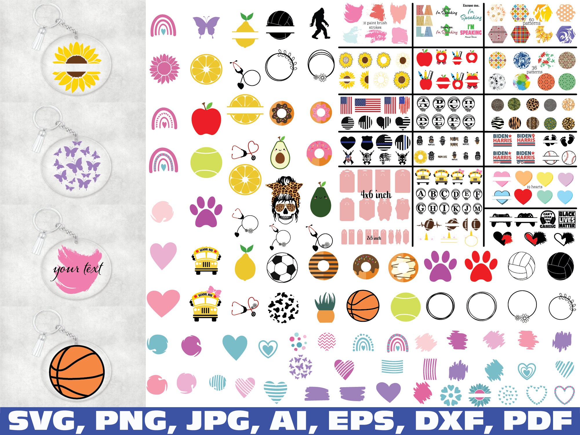 Keychain Svg Bundle Keychain Pattern SVG Key Ring Pattern - Etsy Canada