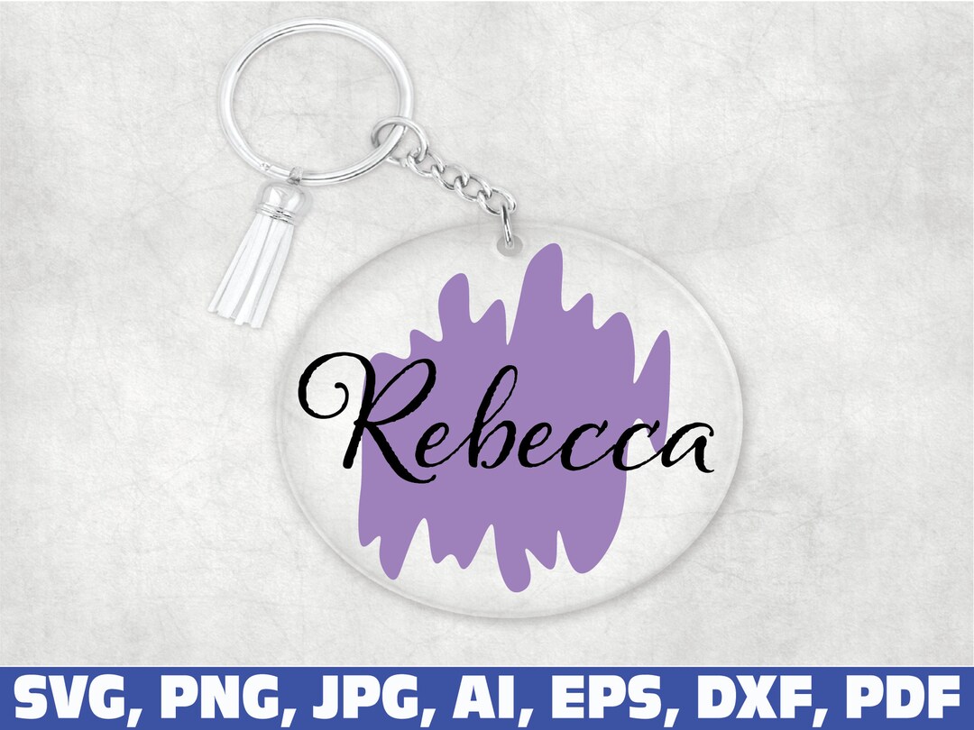 Keychain Svg Bundle, Keychain Pattern SVG, Key Ring Pattern, Key Ring ...