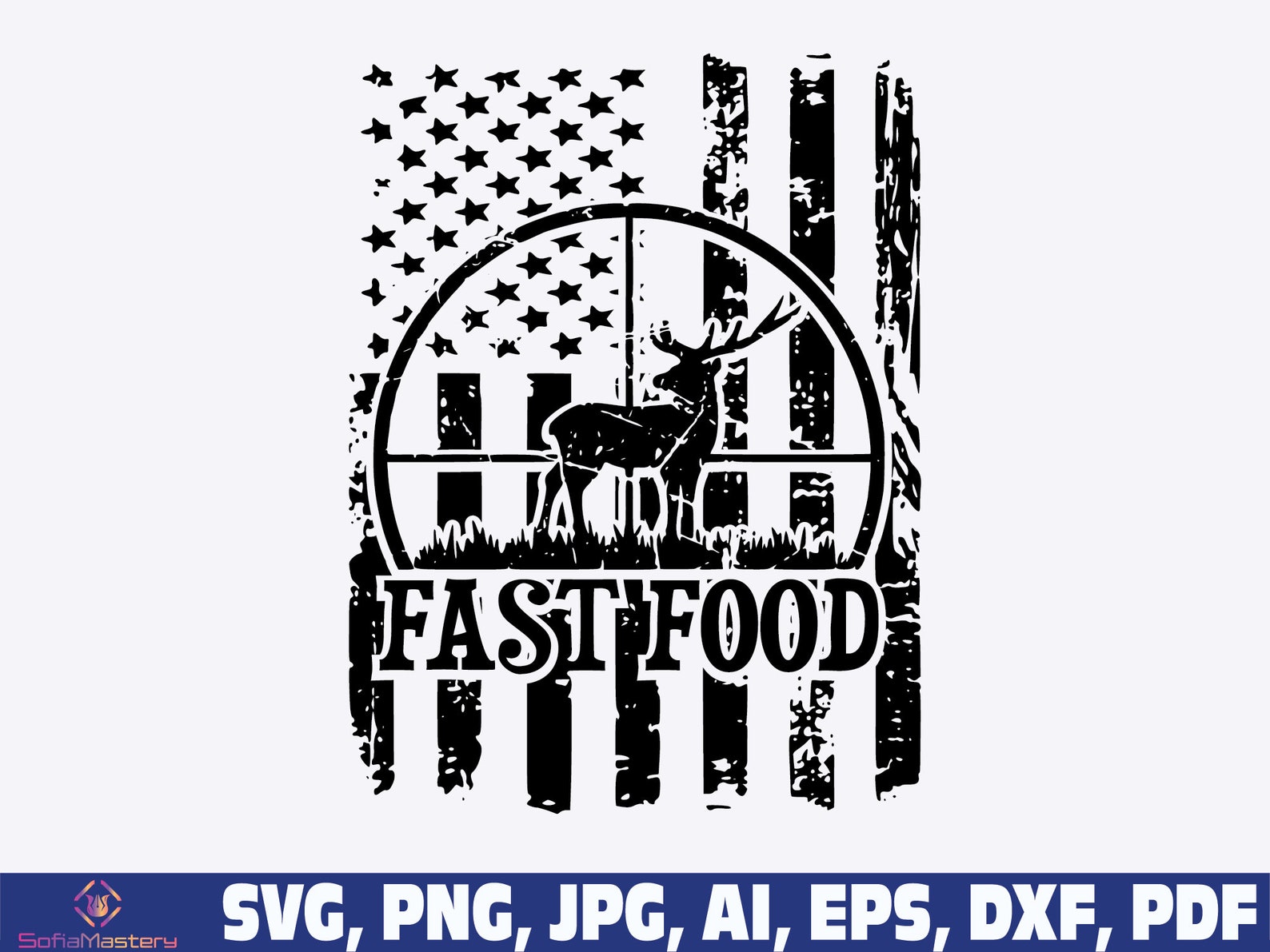 Deer Hunting SVG Fast Food SVG Hunting Svg Hunter Svg - Etsy