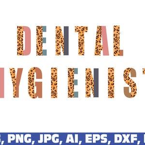 Tooth Svg Tooth Leopard Print Svg Dentist Svg Dental - Etsy