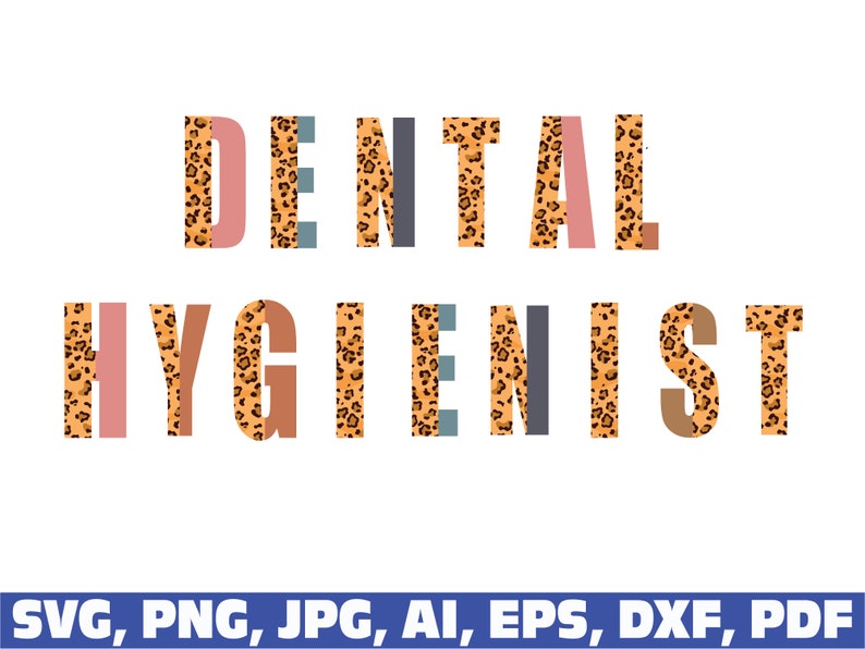 Tooth Svg Tooth Leopard Print Svg Dentist Svg Dental - Etsy