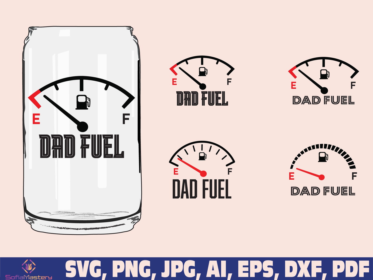 DAD Glass Wrap Svg Png Dad Fuel Can Glass Wrap Svg Png - Etsy