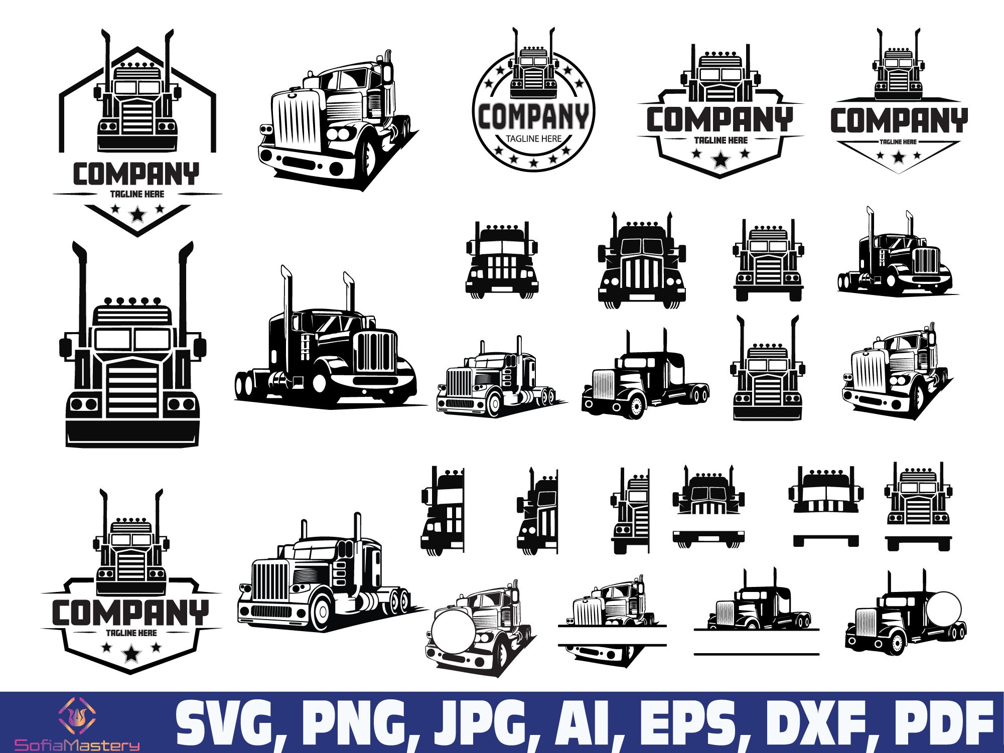 Semi Truck Svg Truck Driver Svg Truck Svg Trucker Svg - Etsy Australia