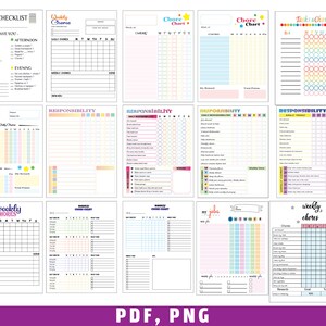 Printable Planner, Planner Kits, Printable Planner Bundle, Planner ...