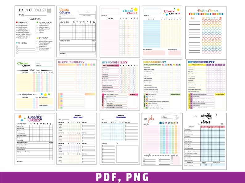 Printable Planner Planner Kits Printable Planner Bundle - Etsy