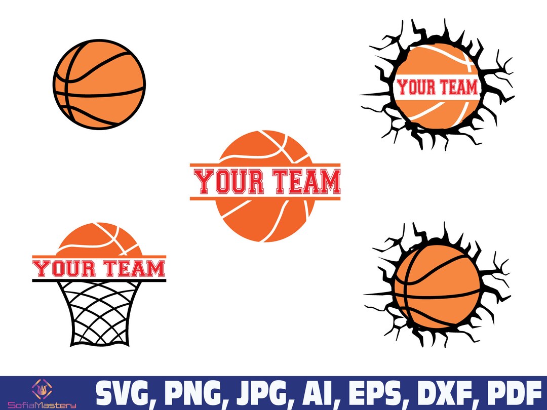 Basketball Svg, Basketball Team Custom Svg, Basketball Name Svg, Name ...