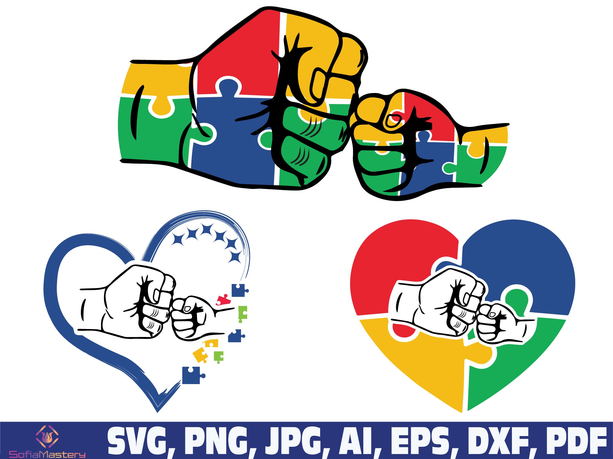 Autism Fist Bump Svg Autism Awareness Day Fist Bump SVG Png - Etsy Canada