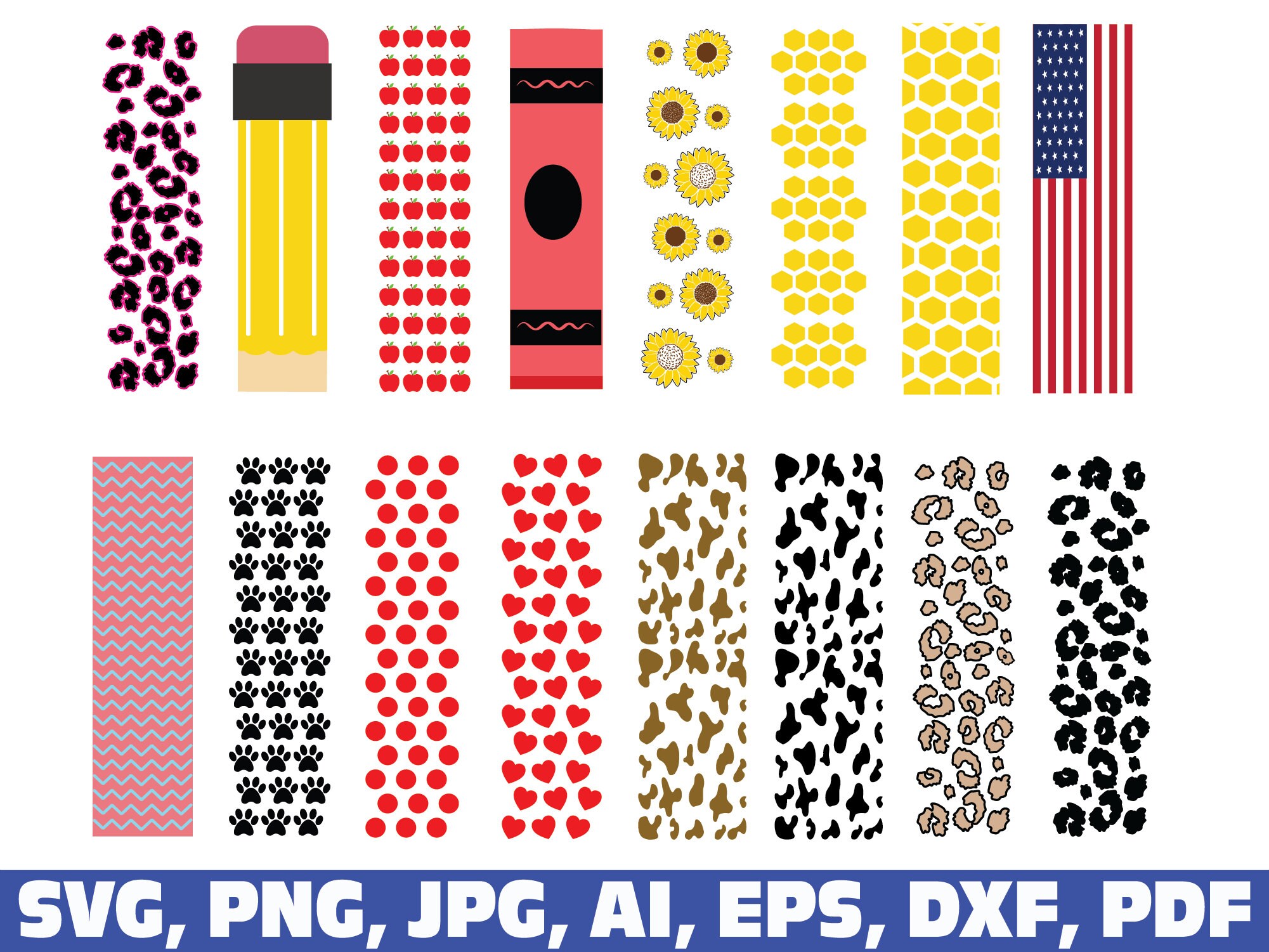 Pen Wrap Template Free