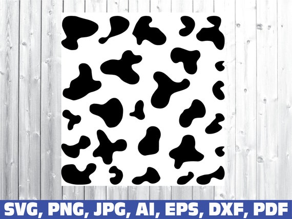 Kuh Druck Svg Kuh Muster Svg Kuh Flecken Svg Tier Druck | Etsy
