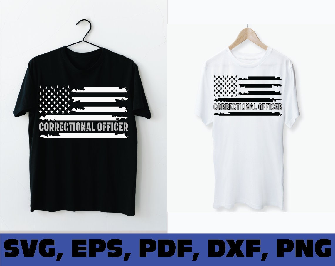 Correctional Officer Flag Svg Correctional Officer Svg - Etsy Australia