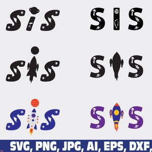 Space Family Svg Png, Space Dad Svg, Space Mom Svg, Space Sister Svg ...