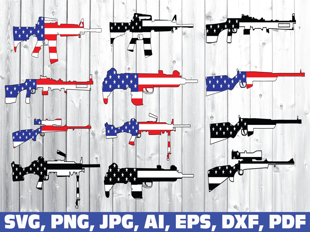 Rifle Flag Svg, Gun Flag Svg, Bullet Flag Svg, Military Svg, Army Flag ...