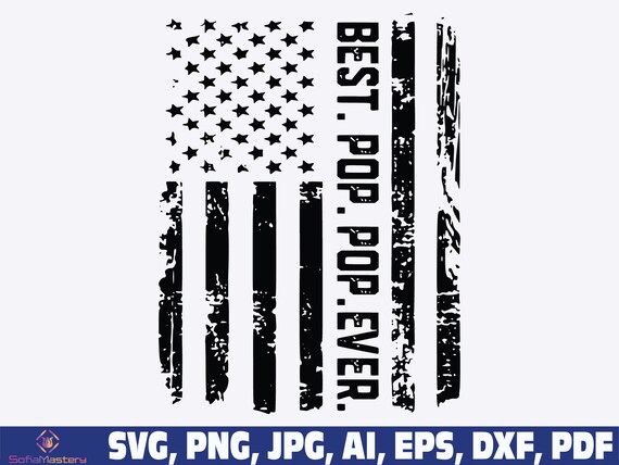 Best Poppop Ever Svg Pop Pop Svg Png Pop Pop Flag Svg USA - Etsy