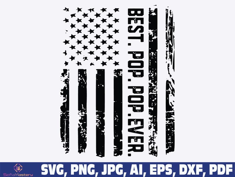 Best Poppop Ever Svg Pop Pop Svg Png Pop Pop Flag Svg USA - Etsy