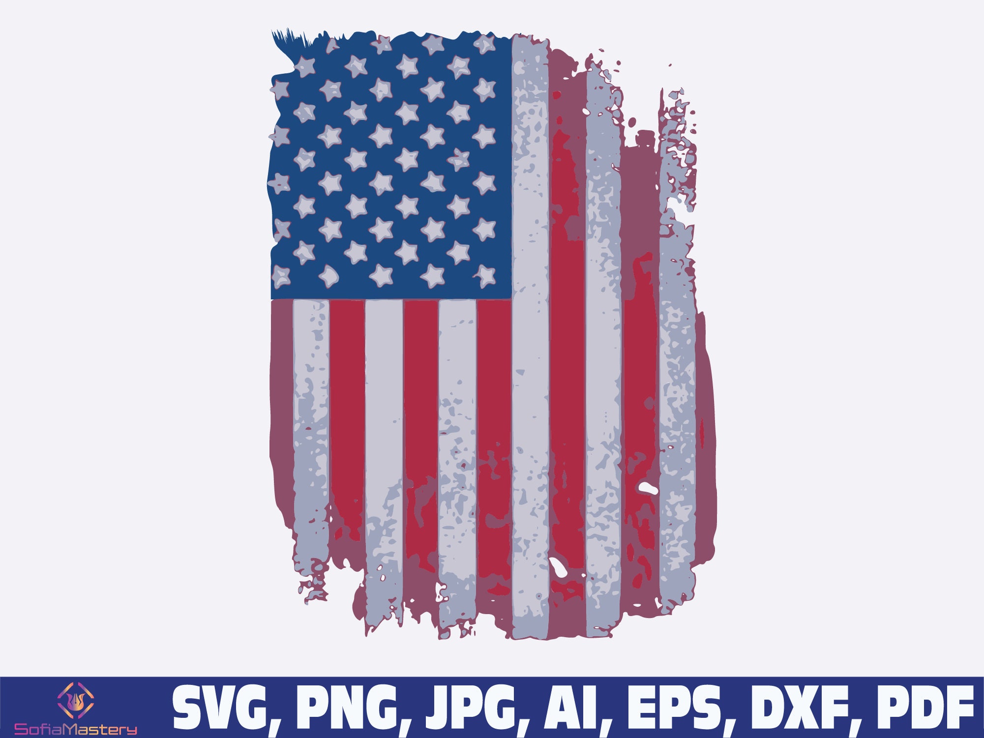Flag Svg Us Flag Svg Distressed Flag Svg American Flag Svg - Etsy