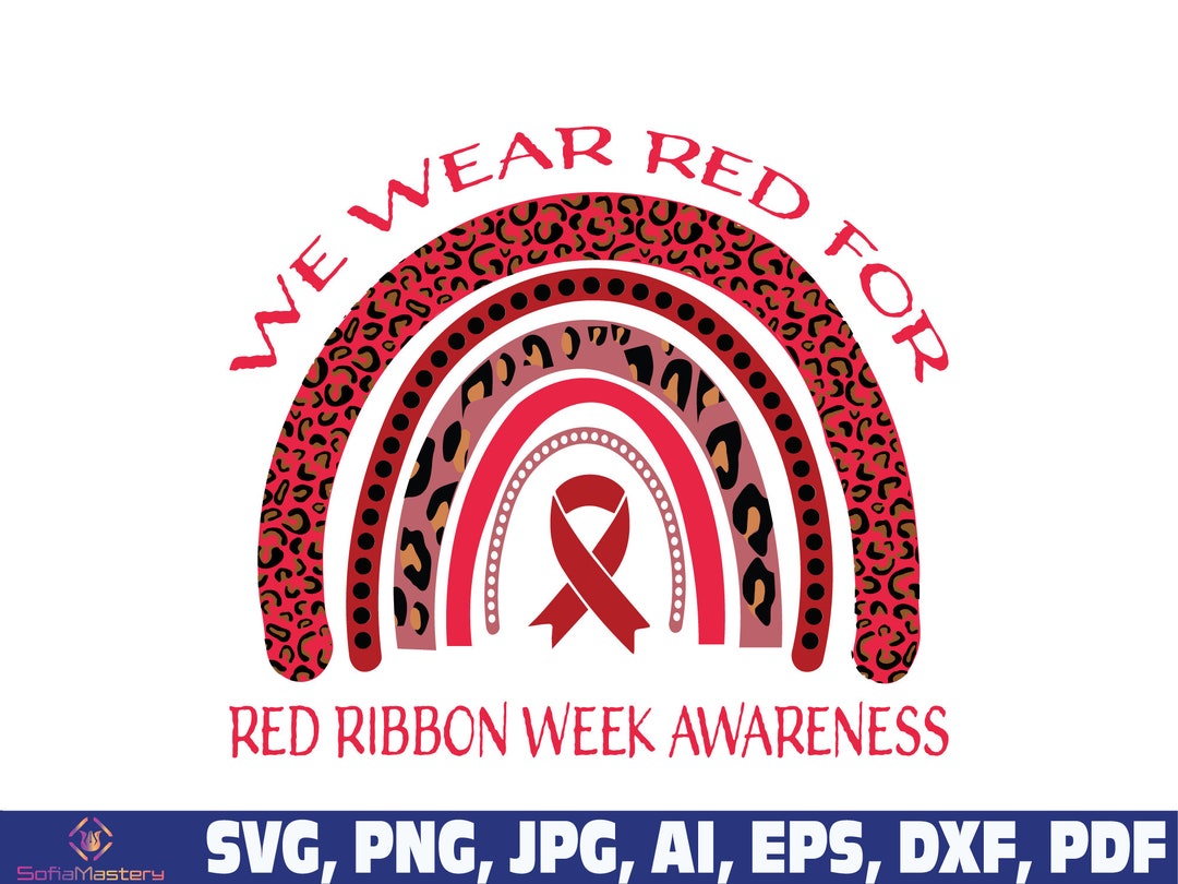Red Ribbon Week Svg No to Drugs SVG Drug Free SVG Anti-drug - Etsy