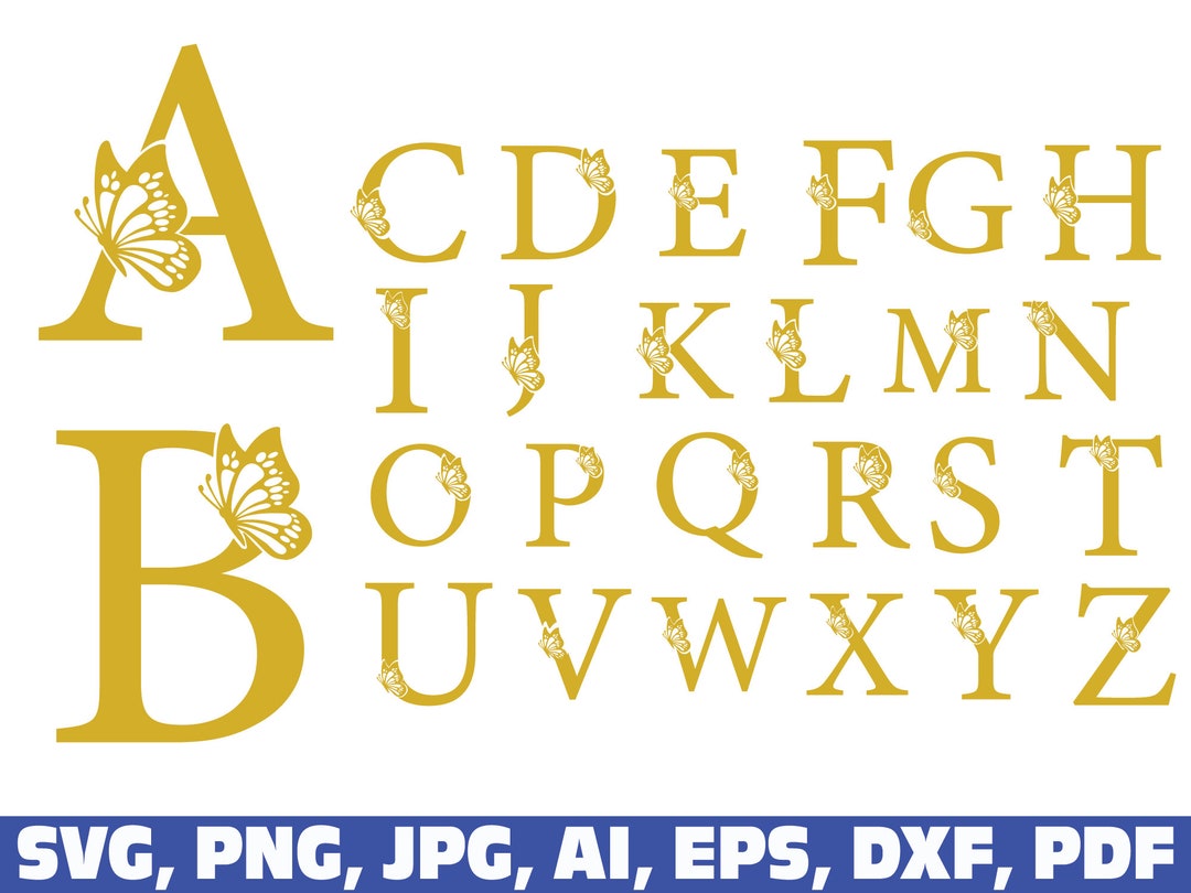 Split Monogram Svg, Split Monogram Alphabet SVG, Split Letter Svg ...