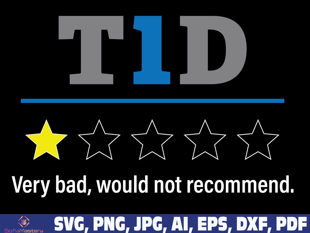 Type 1 Diabetes T1D One Star Rating Svg T1d Warrior Svg in - Etsy