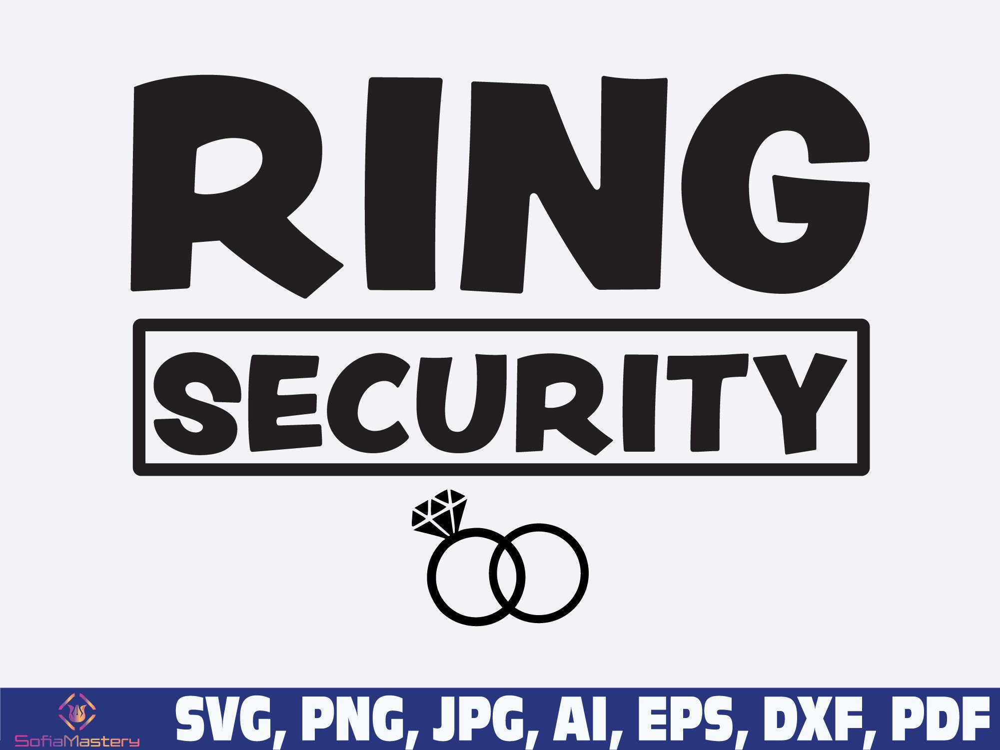 Ring Security Svg Png Wedding Svg Wedding Party Svg Ring | Etsy