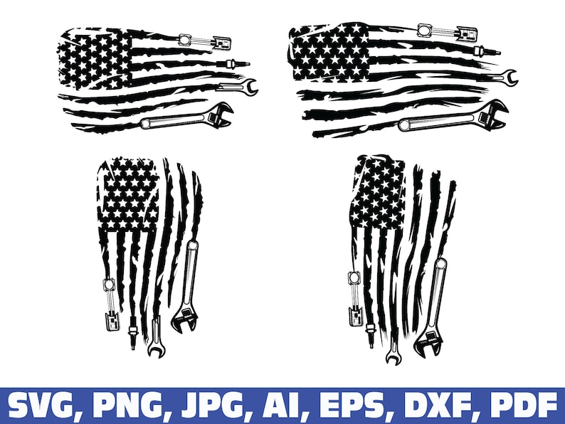 Mechanic Svgmechanic Flag Svg Mechanic American Flag Svg - Etsy