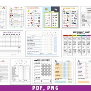 Printable Planner, Planner Kits, Printable Planner Bundle, Planner ...