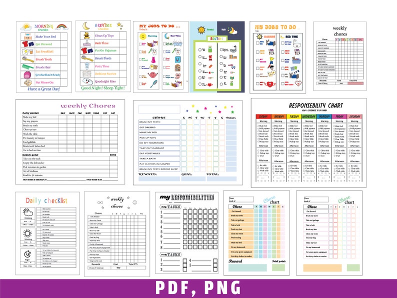 Printable Planner Planner Kits Printable Planner Bundle - Etsy