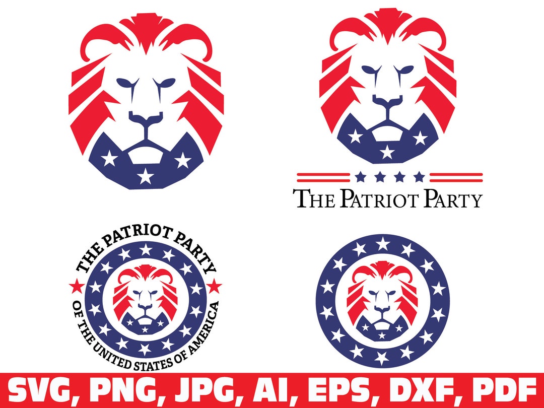 The Patriot Party SVG lion patriot party svg trump lion - Etsy Portugal