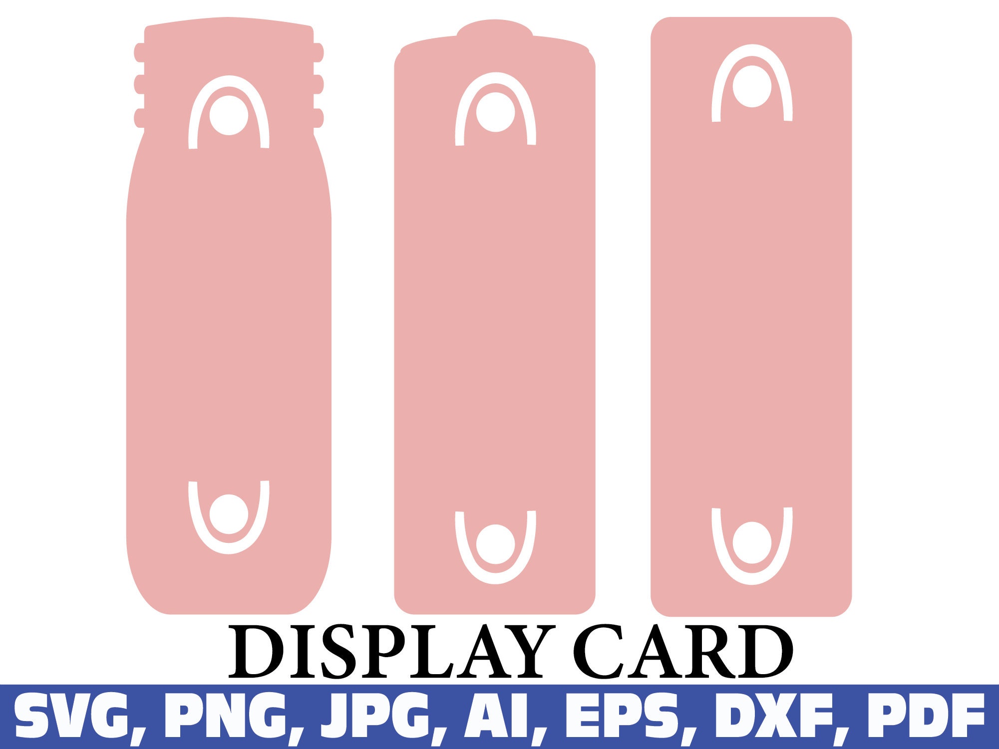 Glitter Pen Card Svg Glitter Pen Display Card Template - Etsy